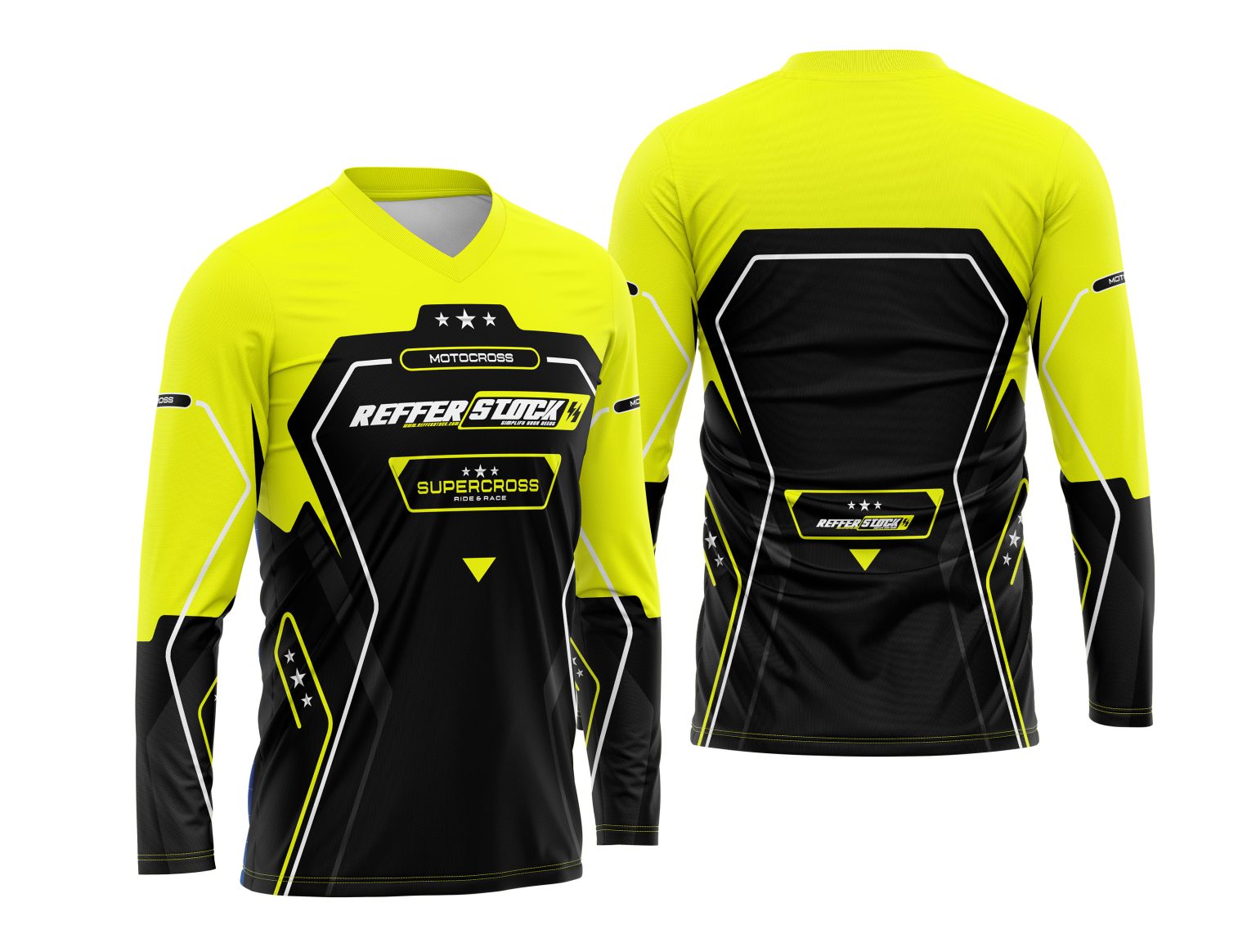 Long Sleeve Motocross Jersey Design | RS94 - Refferstock