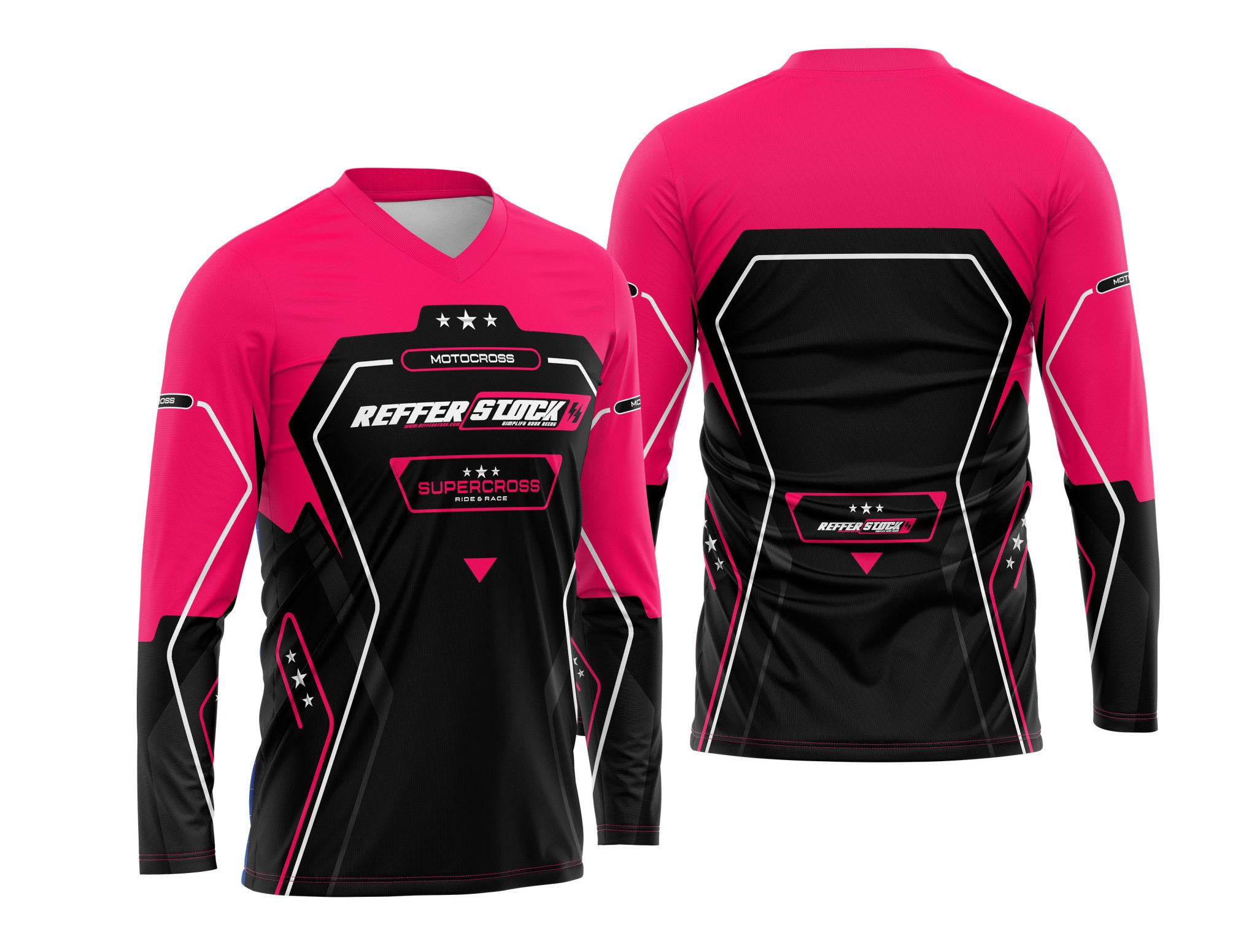 Long Sleeve Motocross Jersey Design | RS94 - Refferstock