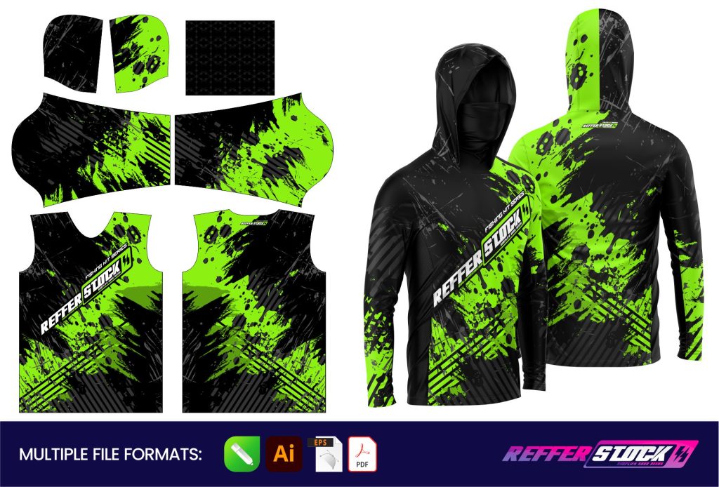 Long Sleeve Fishing Jersey Design | RS8 - Refferstock